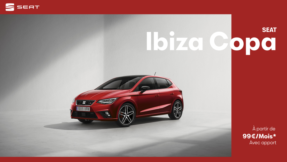 SEAT IBIZA COPA : À PARTIR DE 99€/MOIS* - SEAT : Aurillac - Saint Flour